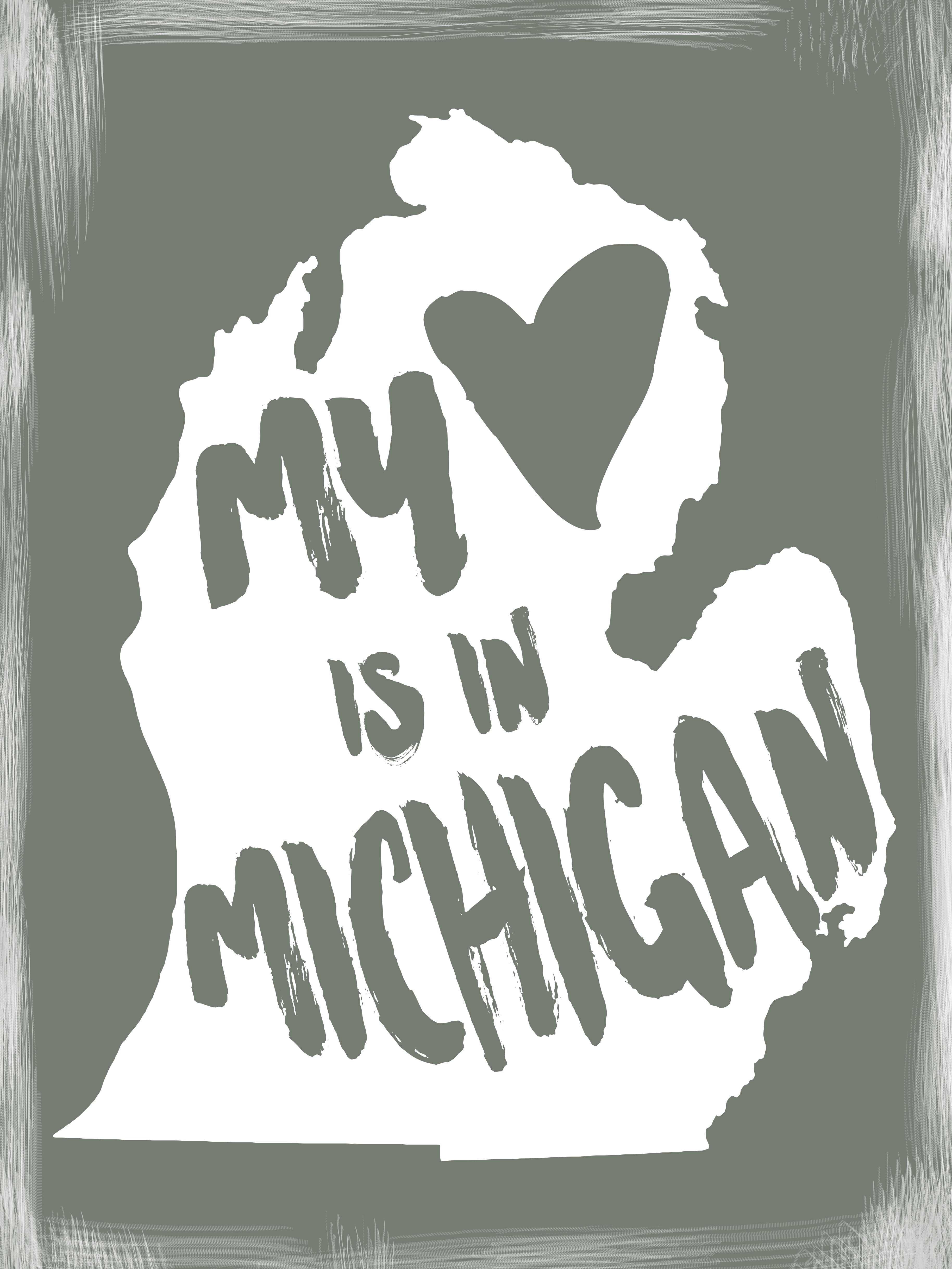 Trinx My Heart Is In Michigan Grey - Wayfair Canada