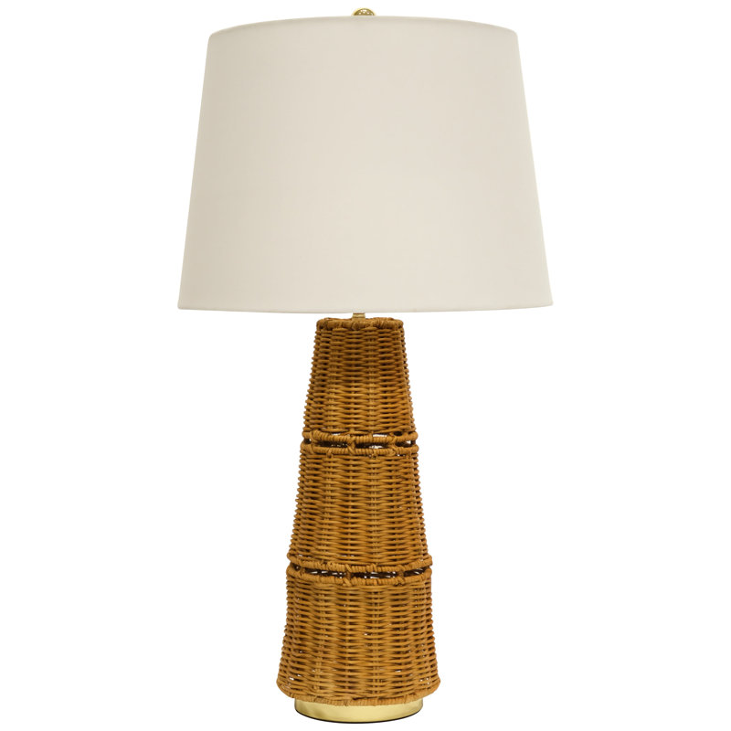 Bay Isle Home™ Merlene Wicker/Rattan Table Lamp | Wayfair