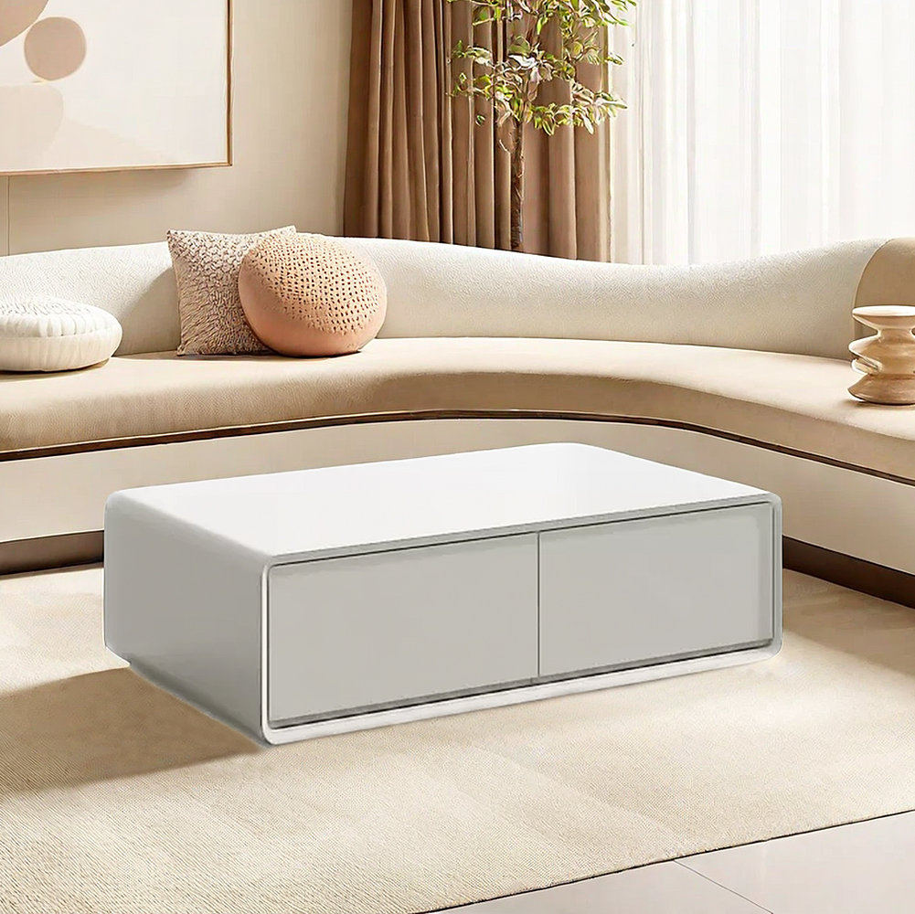 EXCEEB Simple modern coffee table drawer storage | Wayfair