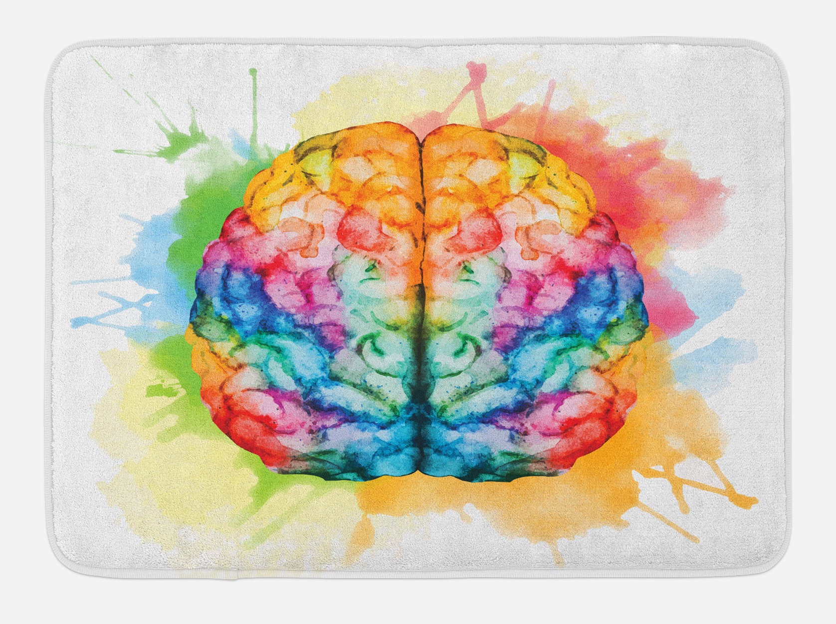 East Urban Home Keyvonte Bath Mat with Non-Slip Backing | Wayfair