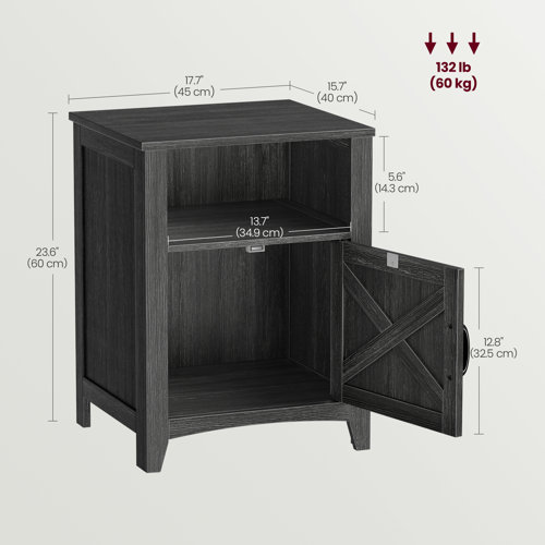 Laurel Foundry Modern Farmhouse Bauman Farmhouse Nightstand, Bedside ...