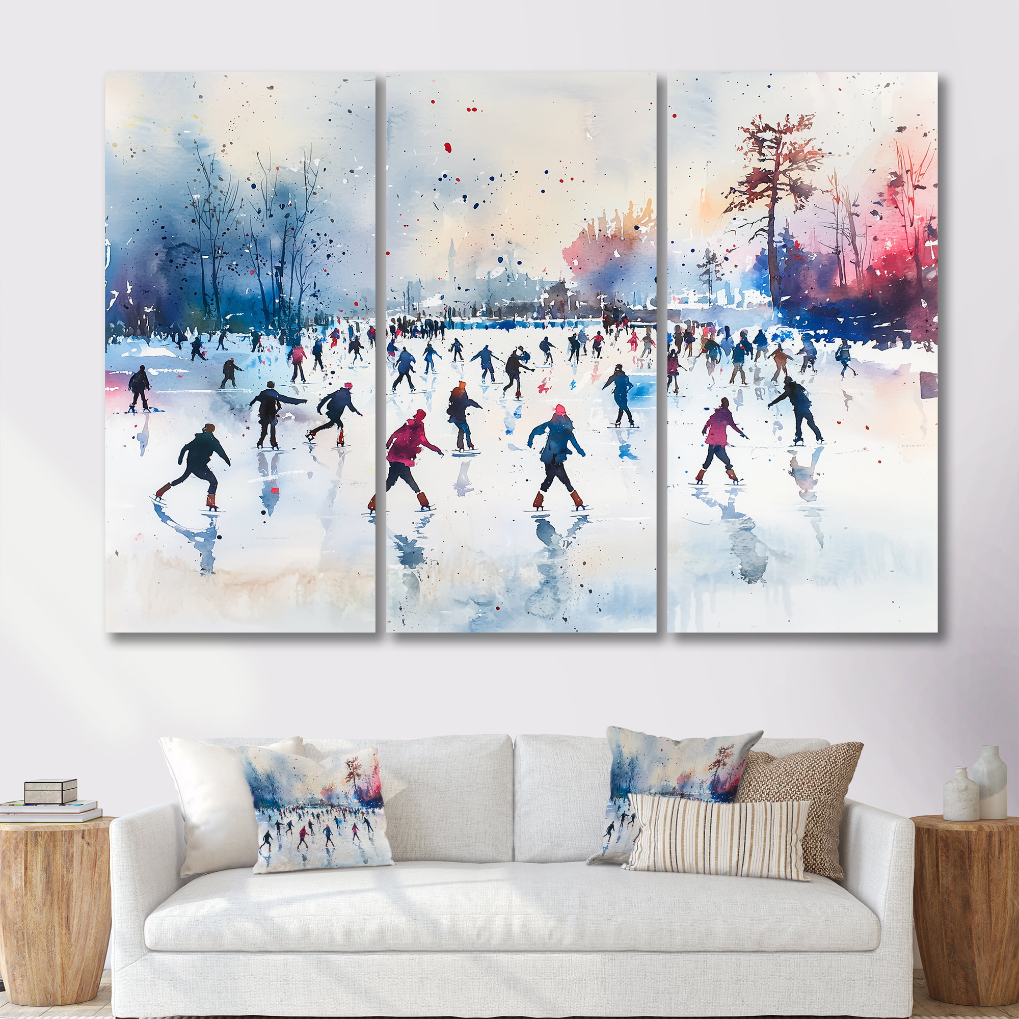 East Urban Home Addrienne - Winter Landscape Wall Art Set | Wayfair