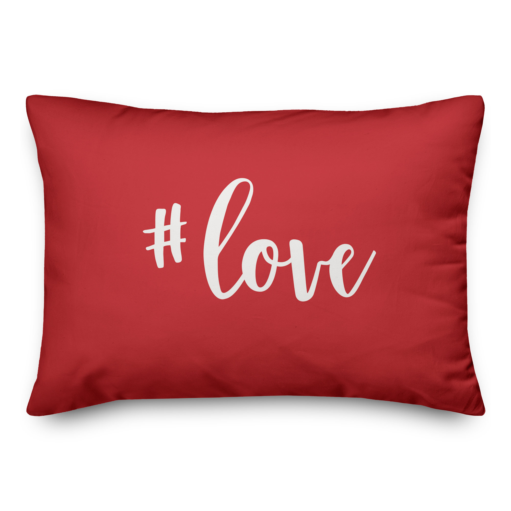 Designs Direct Creative Group Hashtag Love Throw Pillow | Wayfair