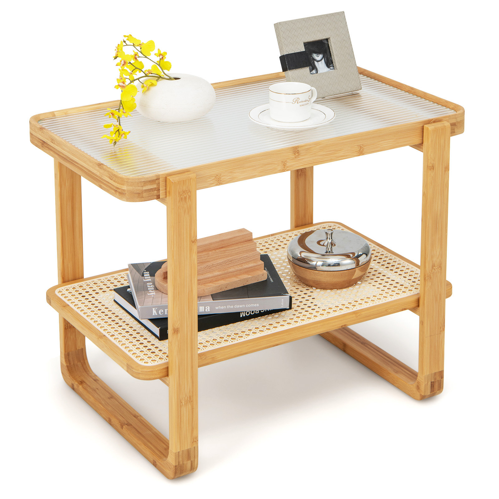 Bay Isle Home™ Akila Sled End Table with Storage | Wayfair