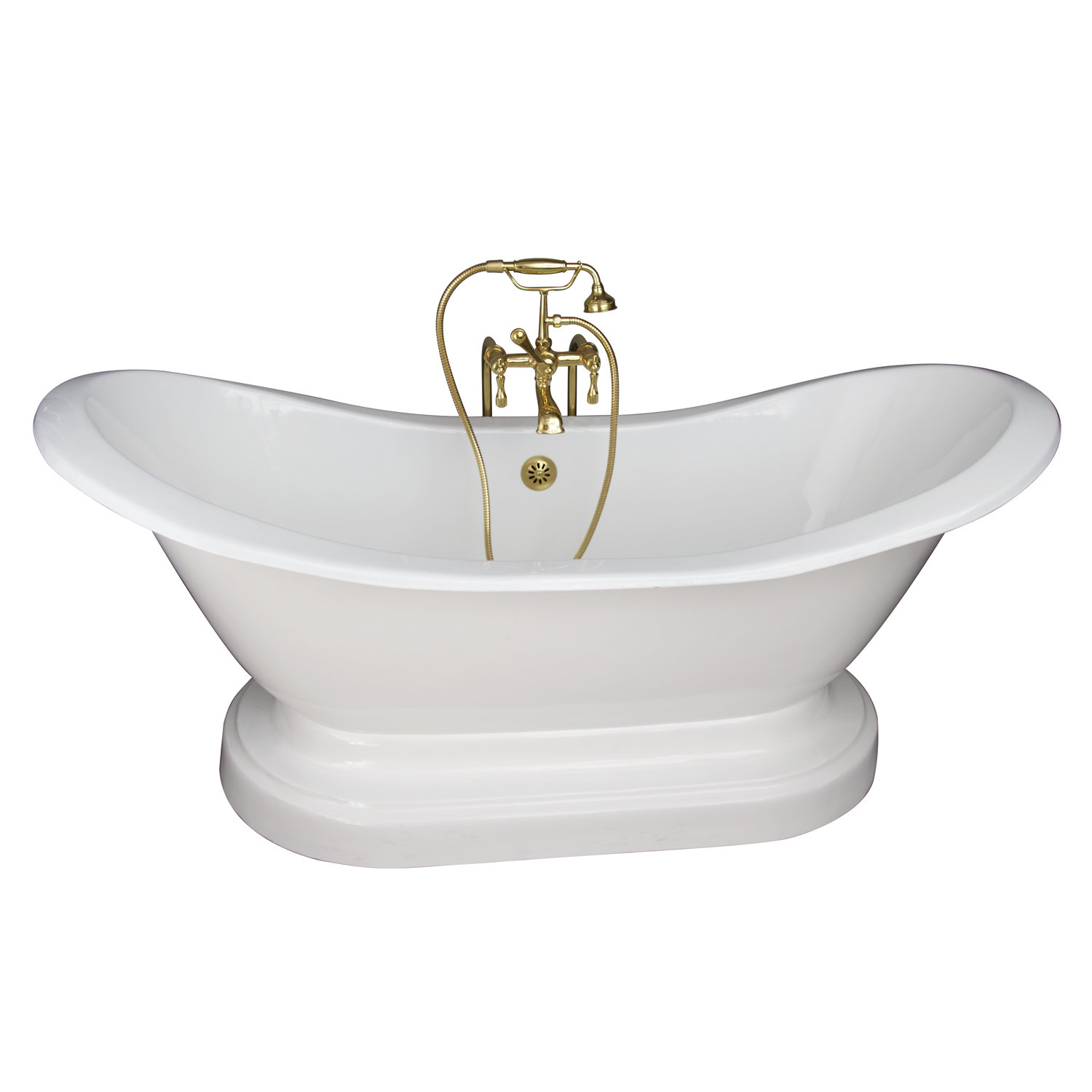 Barclay 72" x 30" Freestanding Soaking Cast Iron Bathtub | Wayfair