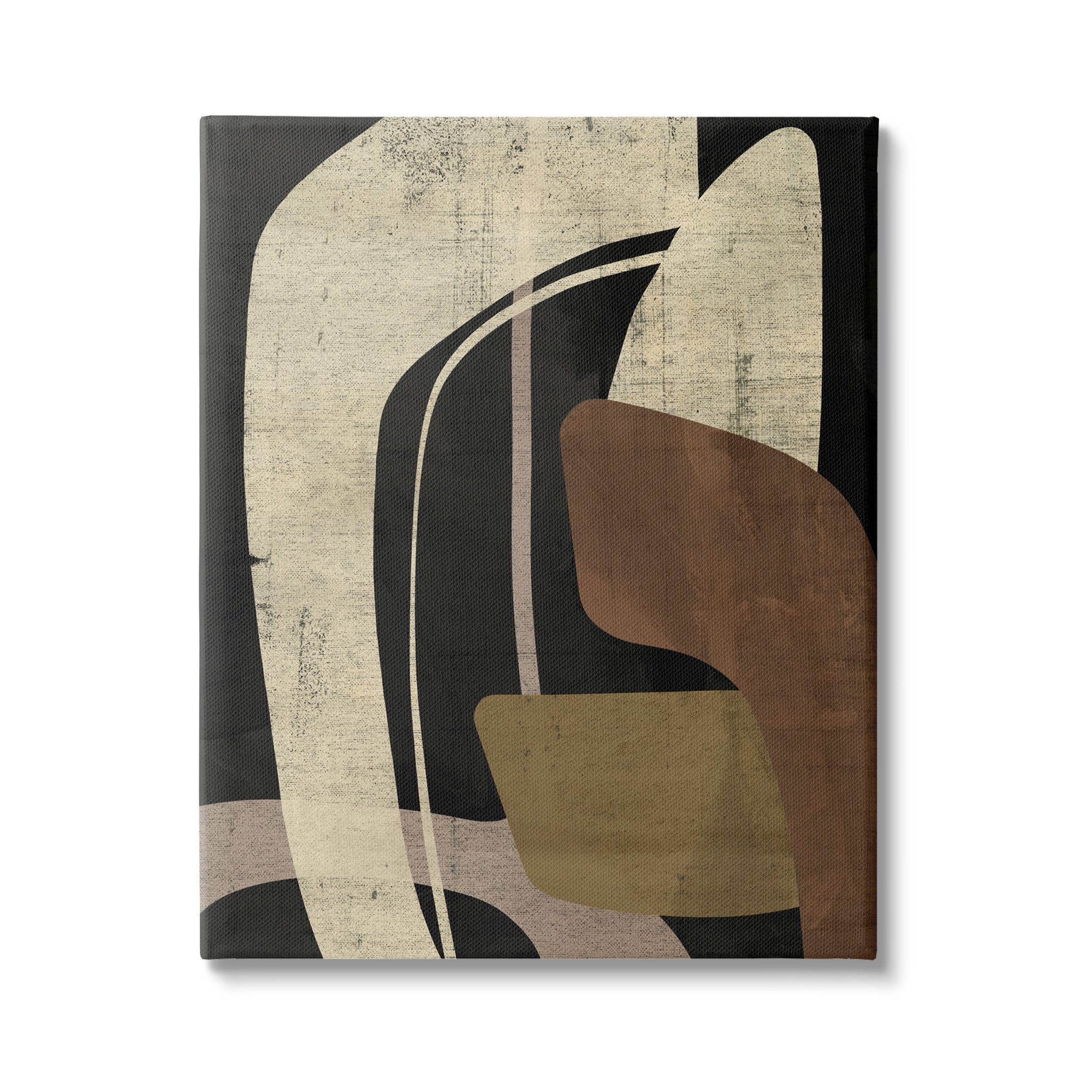 Wrought Studio Boomerang Shape Abstraction Canvas Wall Art by Victoria ...