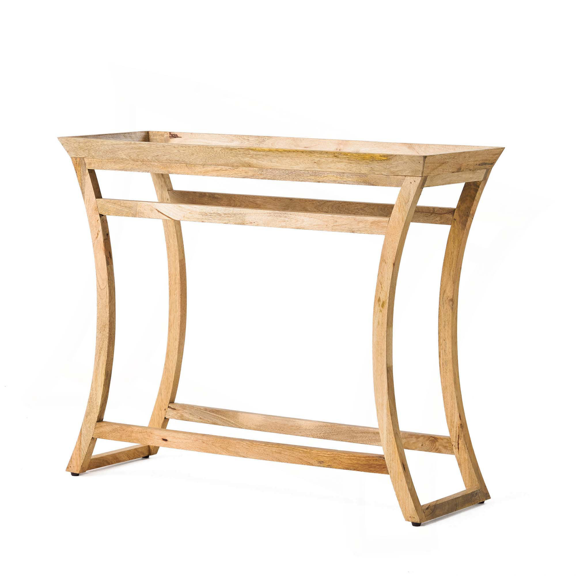 Mercer41 Butler Console Table Natural Wood | Wayfair