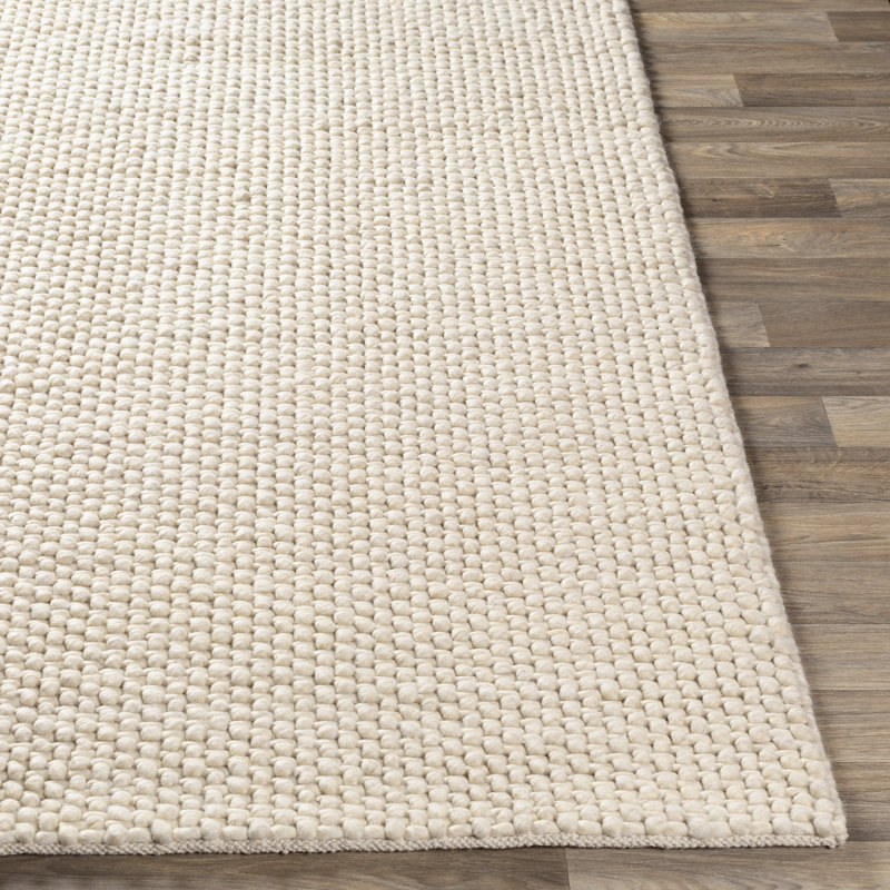 AllModern Hero Handmade Handwoven Cream Rug & Reviews | Wayfair
