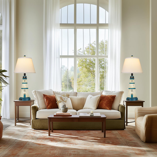 Breakwater Bay Table Lamps Set Of 2, Bedside Nautical Table Lamp ...