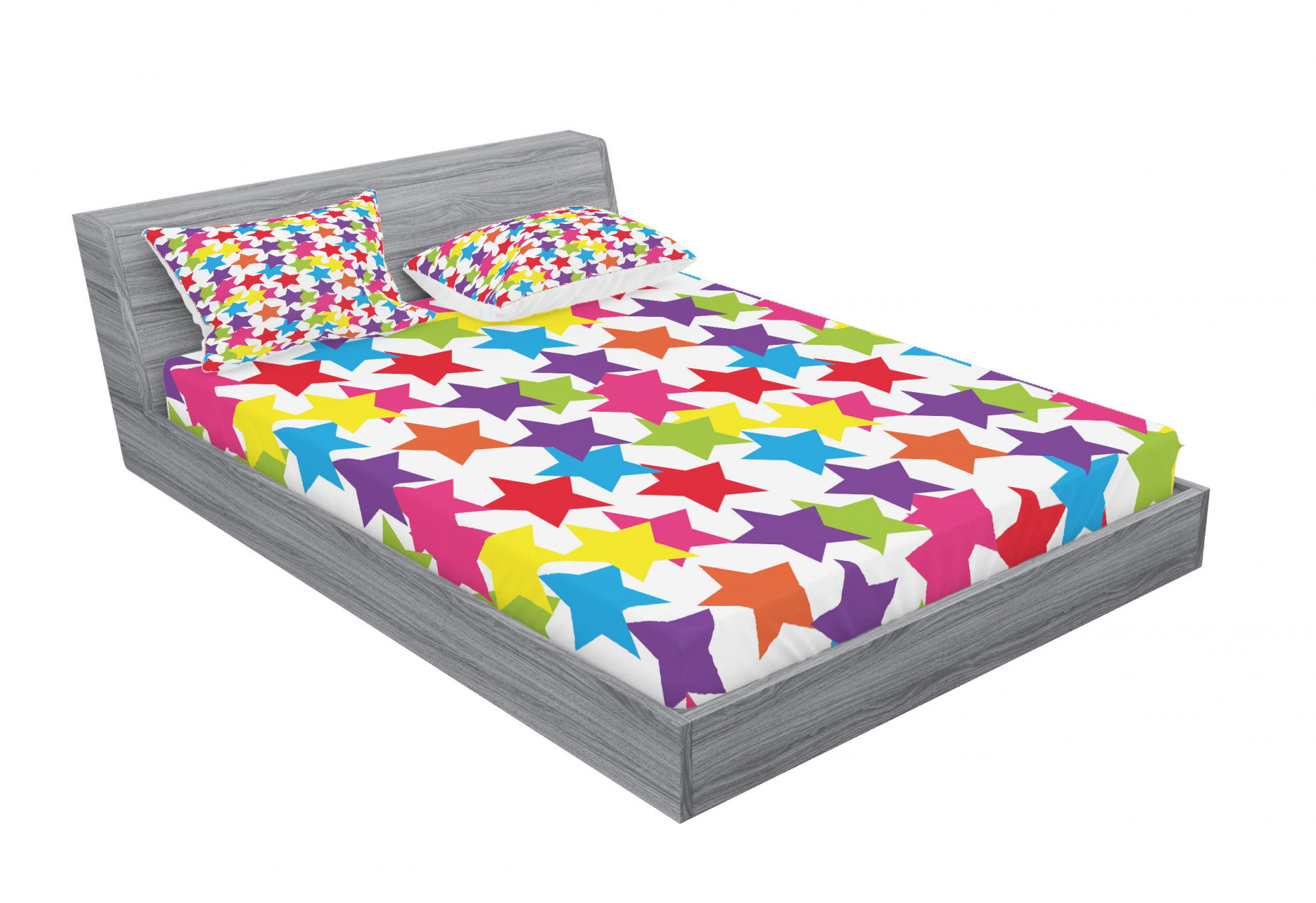 Ambesonne Funky Stars Sheet Set | Wayfair