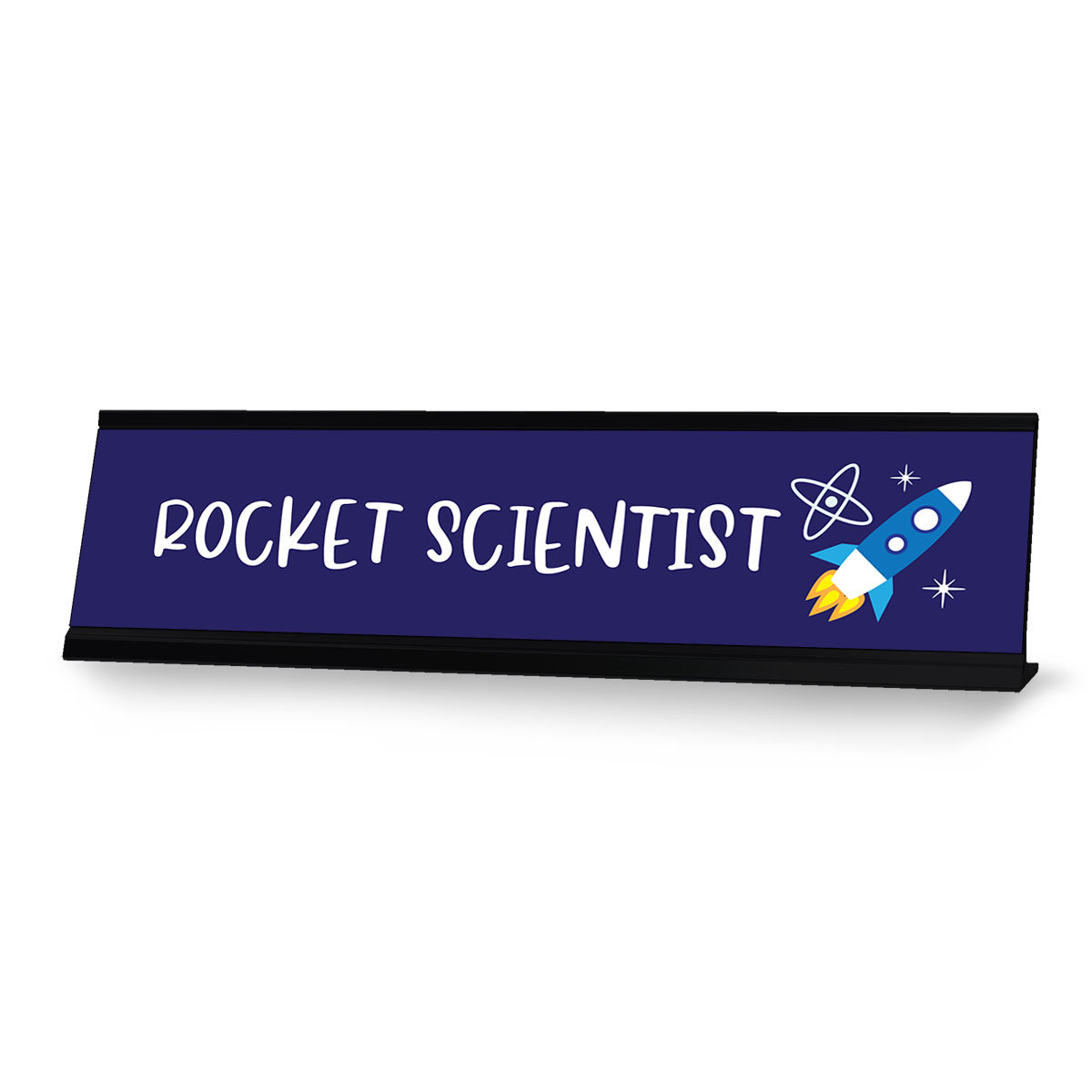 Designs ByLITA Rocket Scientist Dark Blue Desk Sign | Wayfair