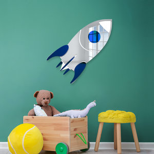 Zoomie Kids Rocket Ship Space Wall Decor | Wayfair