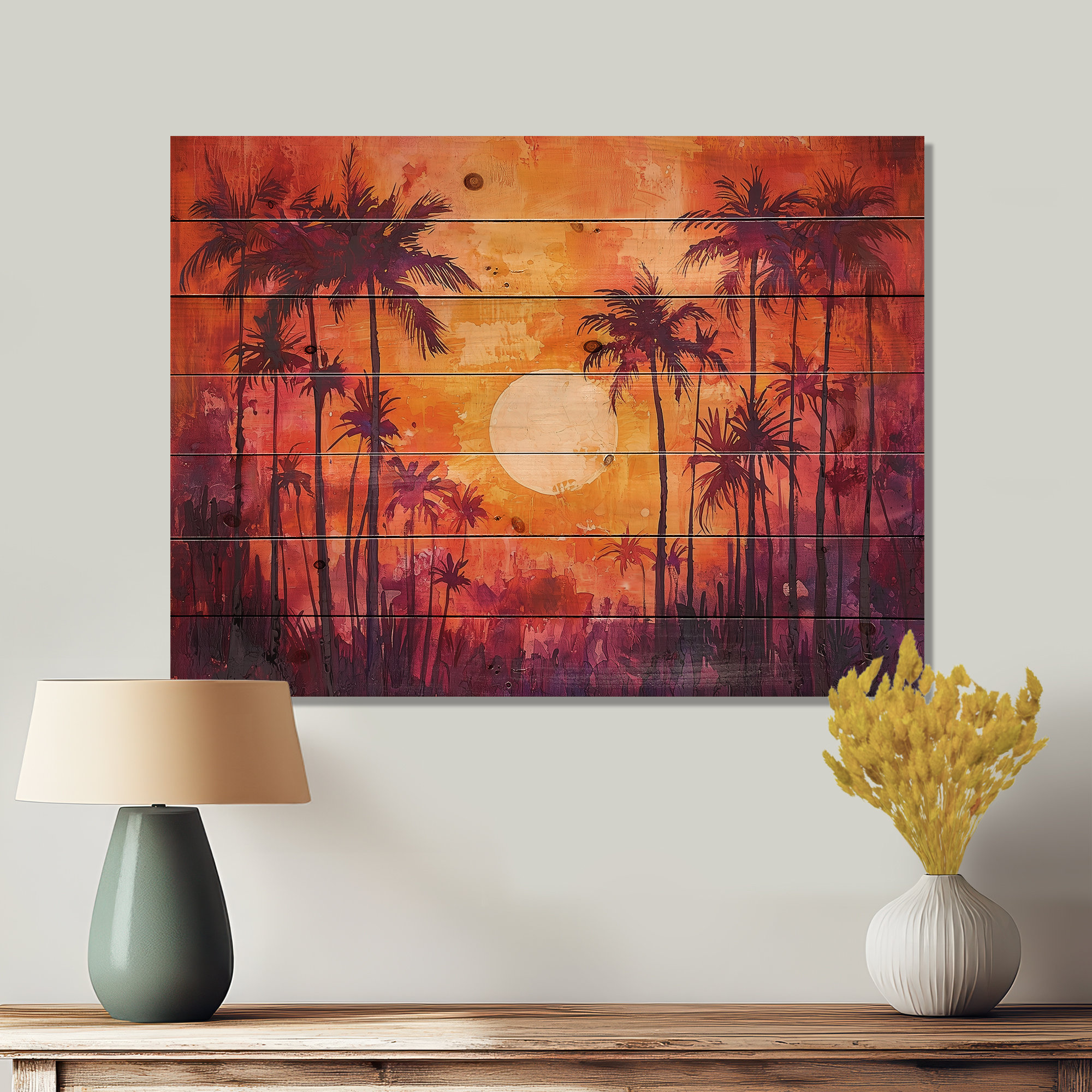 Ophelia & Co. Sunset Hues Palm Trees In California - Palms & Palm Trees ...