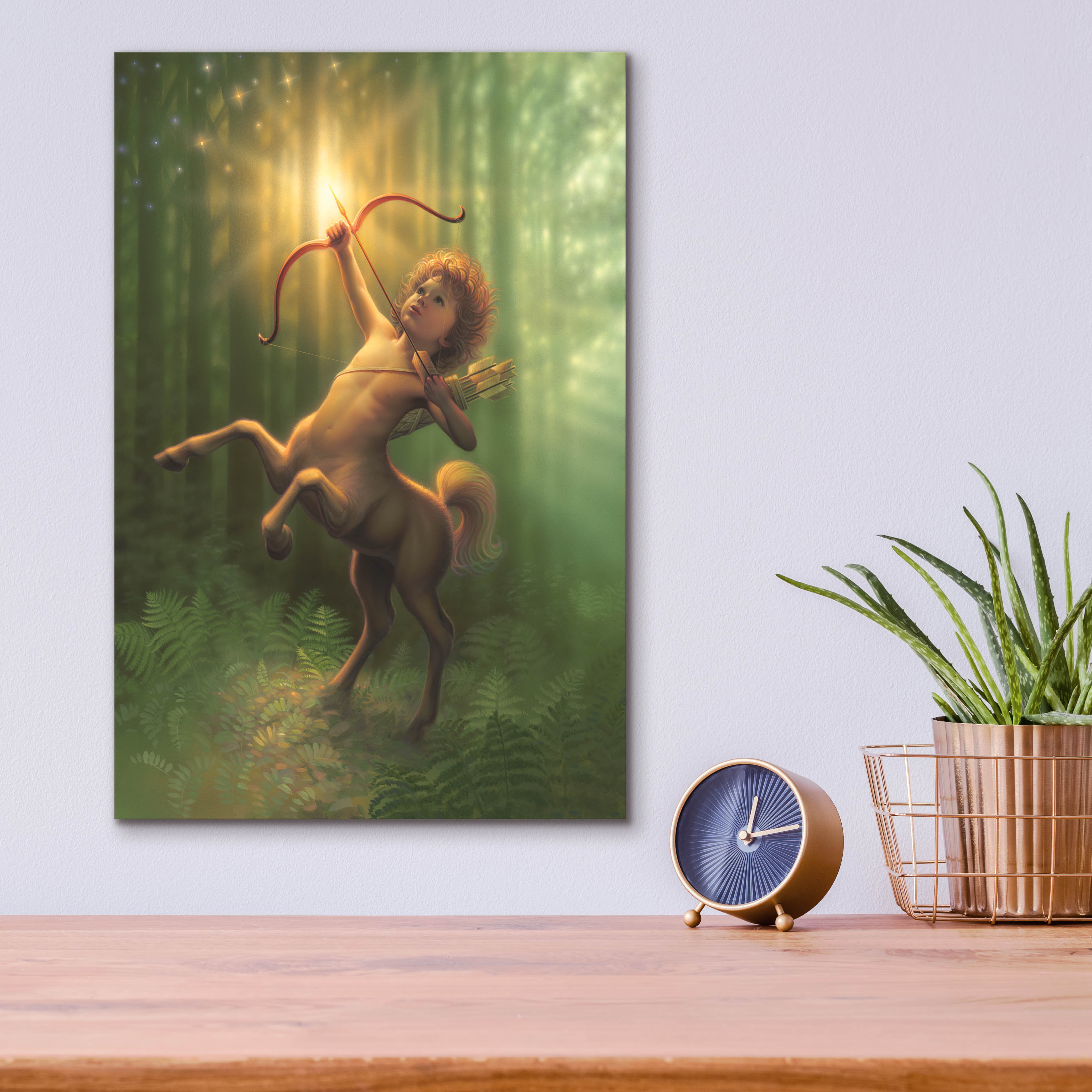 Trinx Epic Art 'Child Centaur' by Kirk Reinert, Acrylic Glass Wall Art ...