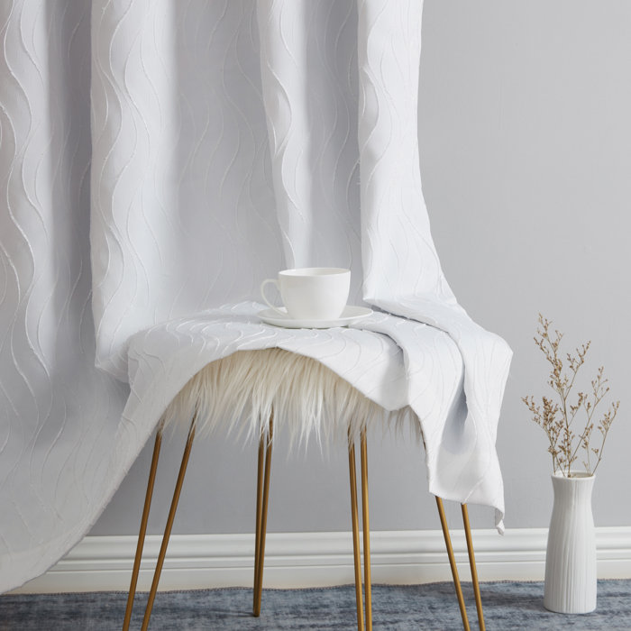 Canora Grey Farnham Polyester Curtain Pair & Reviews | Wayfair
