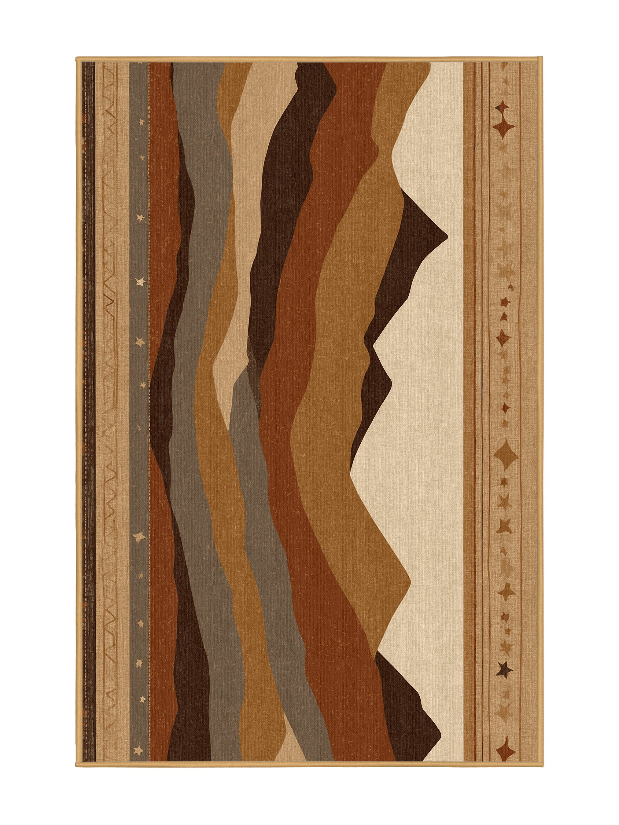 Wrought Studio™ Blazing Mesa Rug | Wayfair