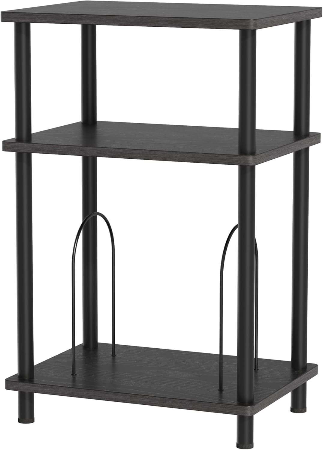 17 Stories Record Player Stand, 3-Tier End Table With Vinyl Record ...