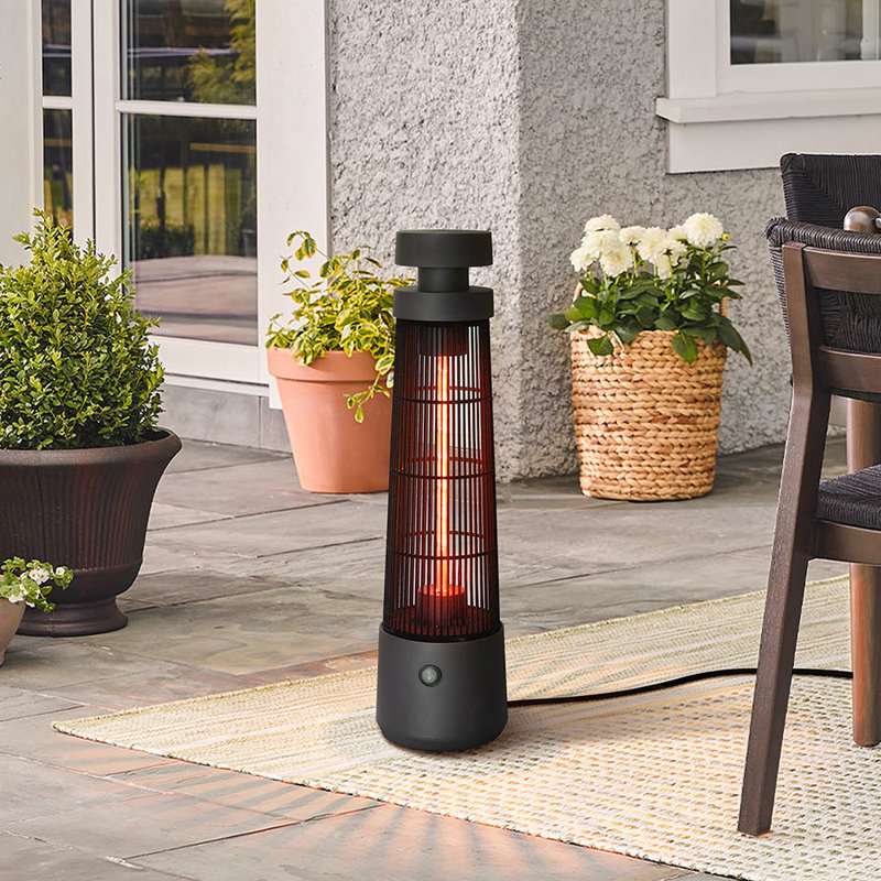 ATR Arttoreal 1200W Portable Electric Standing Patio Heater, IP55 ...