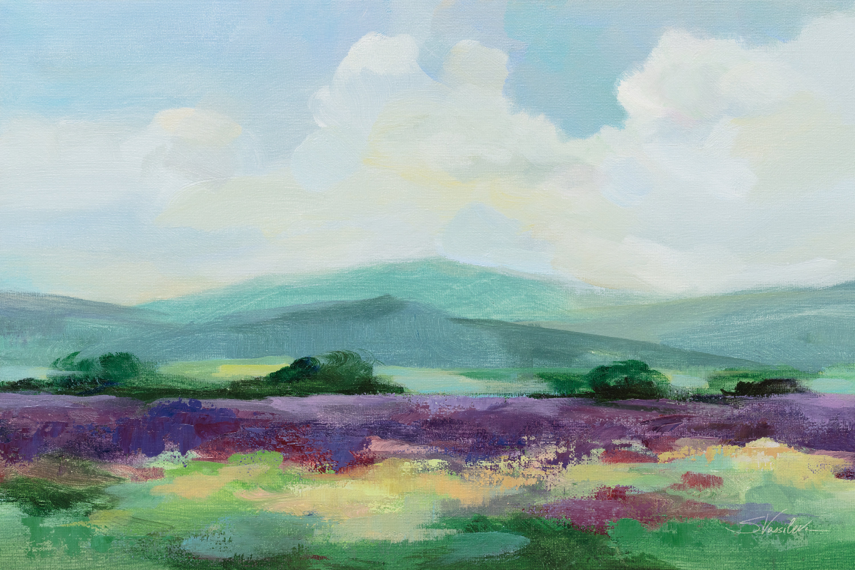 Winston Porter May Lavender Field II On Canvas by Silvia Vassileva ...