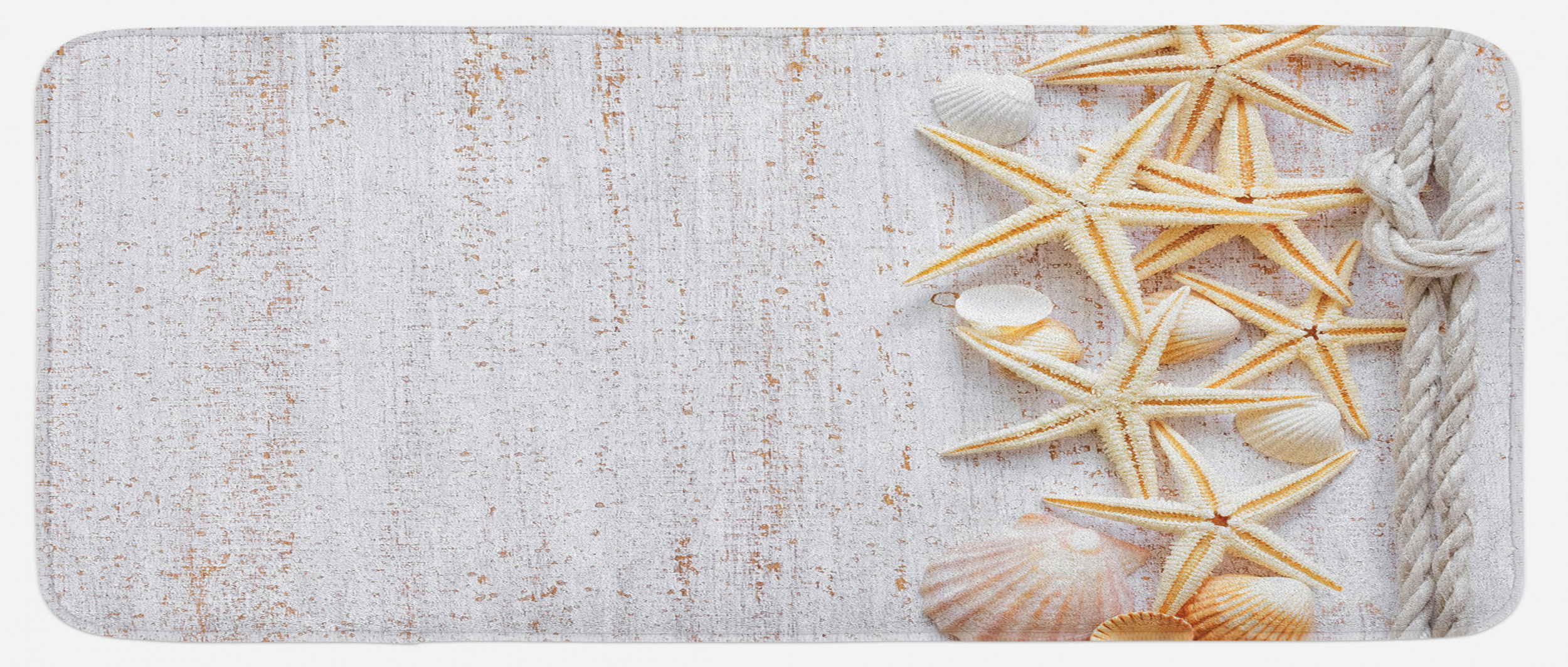 East Urban Home Seashells Kitchen Mat | Wayfair