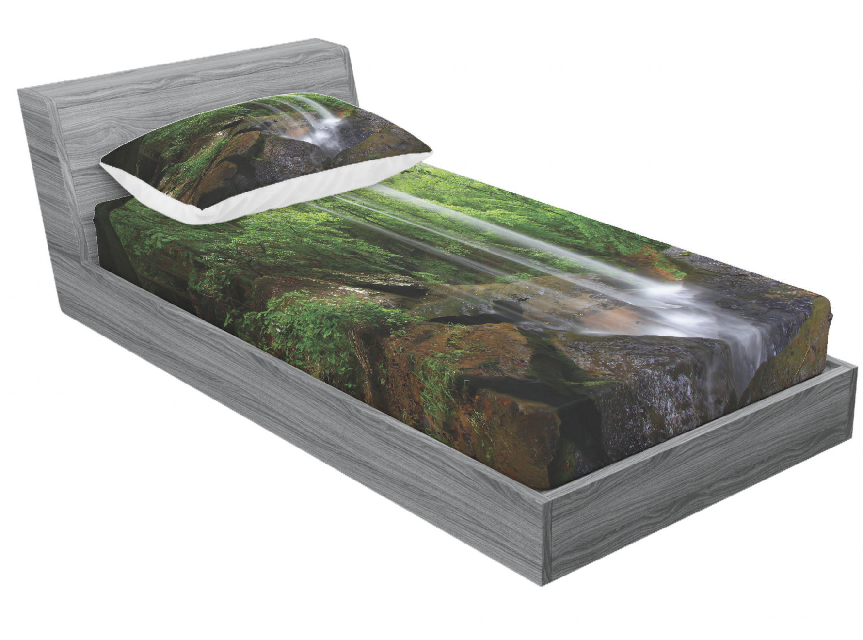 Ambesonne Natural Cave Sheet Set | Wayfair