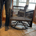 Beachcrest Home Alana Swivel Patio Chair with Cushions & Reviews | Wayfair