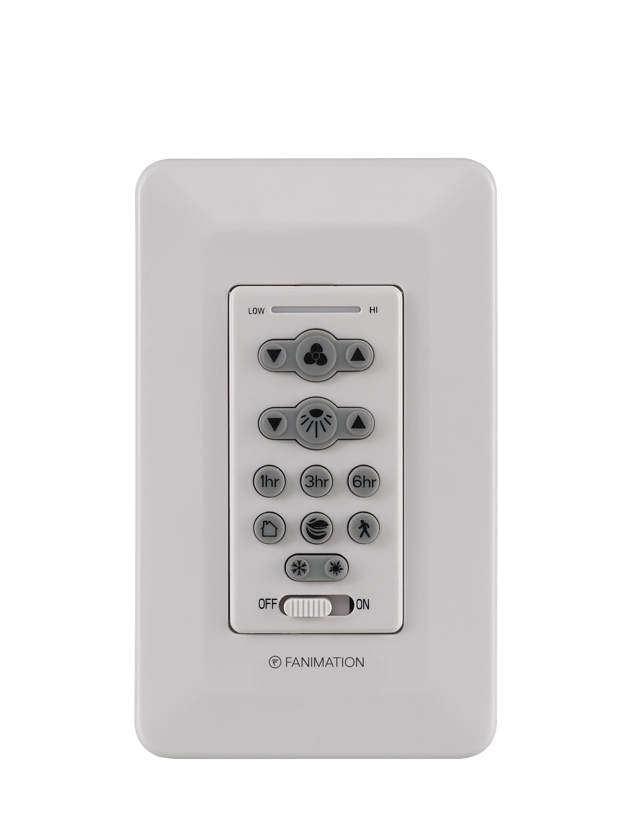 Fanimation Ceiling Fan Wall Control Reversing - 16 Fan Speed DC Motor ...