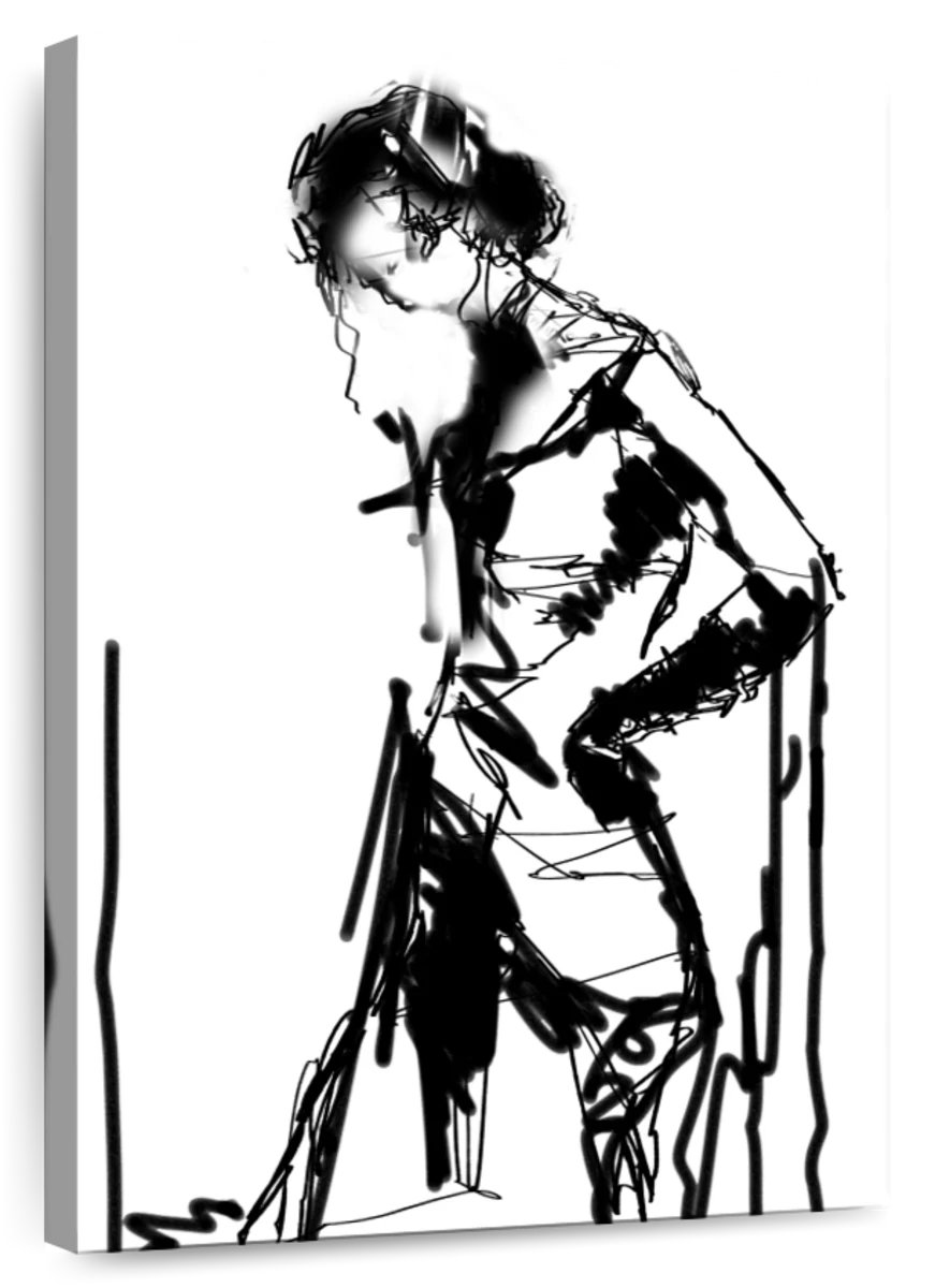 Lark Manor™ Leisha Minimalist Figure Study III | Wayfair