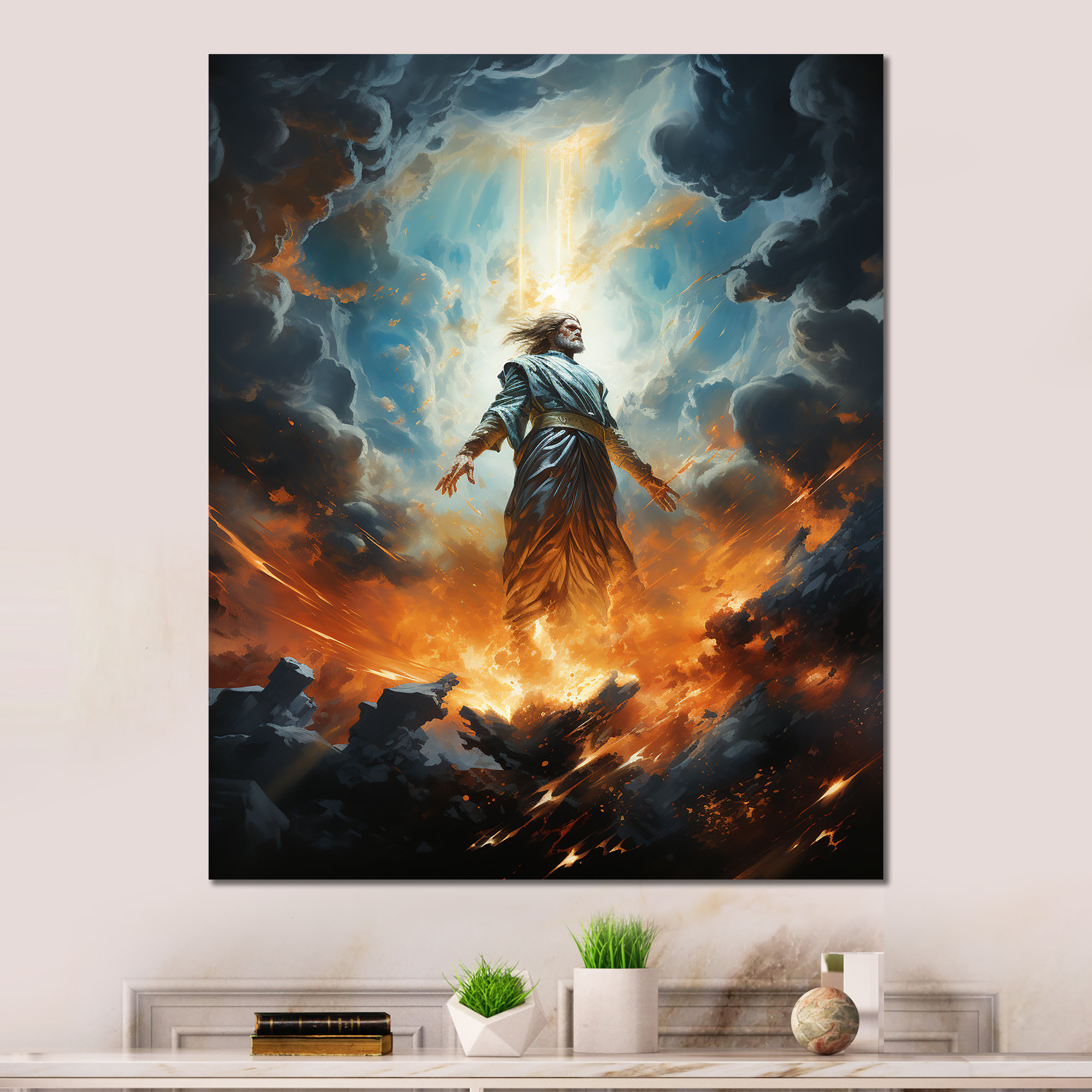 Charlton Home® Ascension Radiance Christianism Art - Christianity Metal ...