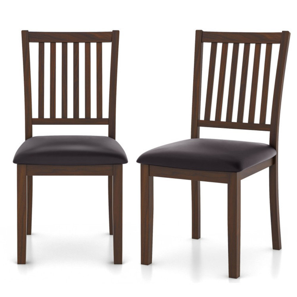 Ophelia & Co. Upholstered Modern Dining Chair Set of 2 with Slanted ...