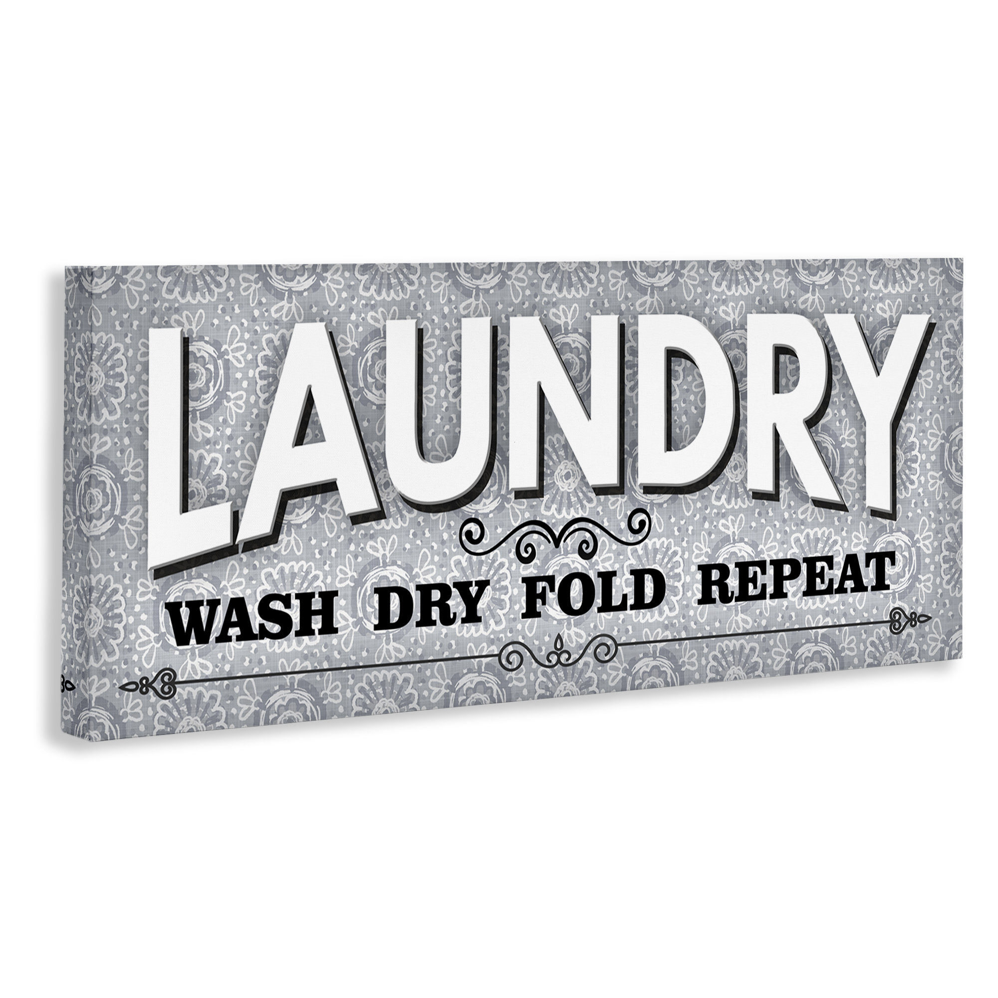 Gracie Oaks Antique Laundry Rules Canvas Wall Art by Conrad Knutsen ...