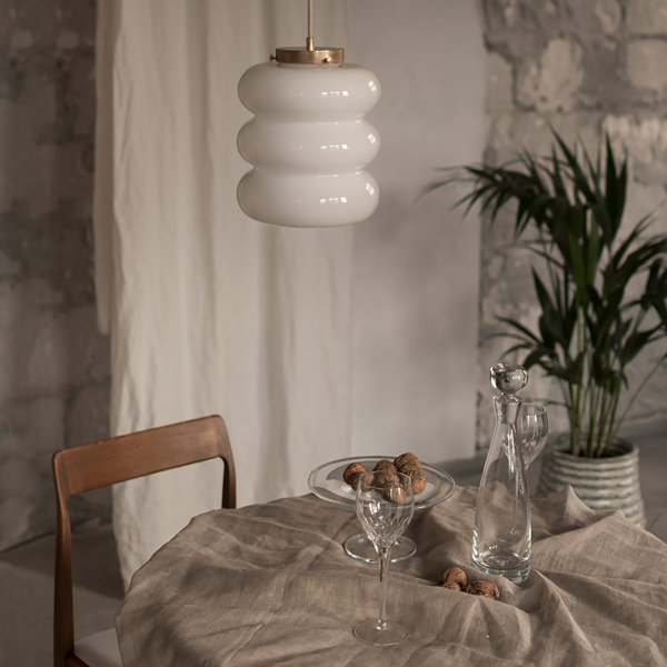 Bobo Intriguing Objects Bibe 1 - Light Satin Geometric Pendant | Wayfair
