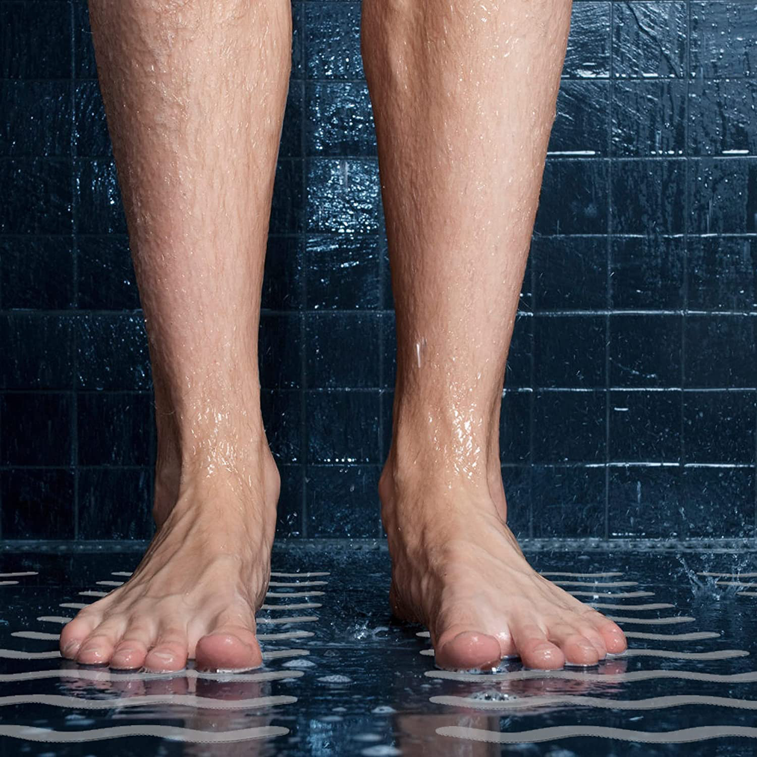 AmeriLuck 24 pcs Textured Shower Treads Non-Slip Stickers, Bath Safety ...