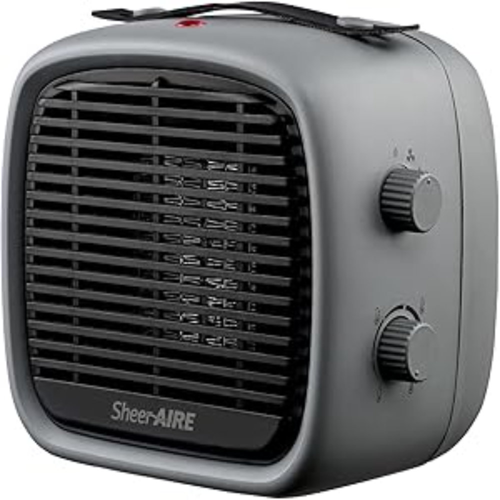 BUILTCO 700W/1200W Basics Ceramic Heater Space Heaters For Indoor Use ...