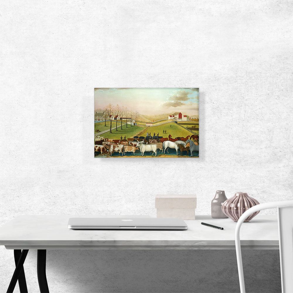 ARTCANVAS The Cornell Farm 1848 by Edward Hicks - Wrapped Canvas ...