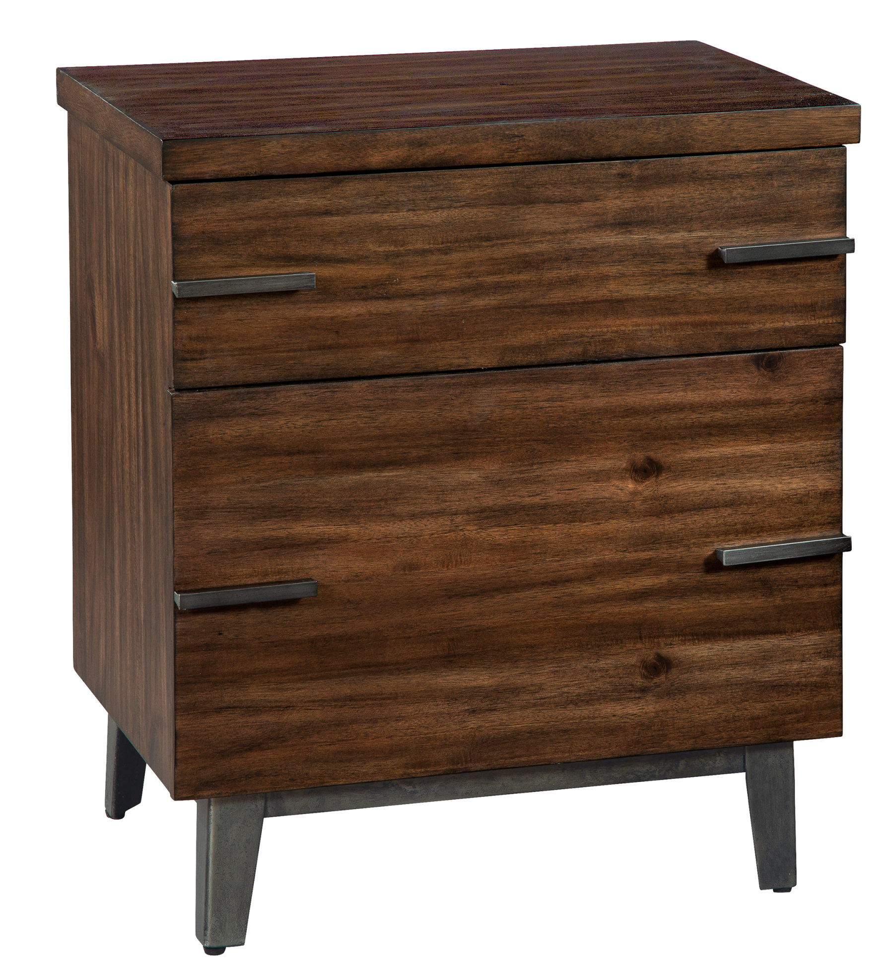 Hekman Monterey Point 26" 3-Drawer Acacia File Cabinet | Wayfair