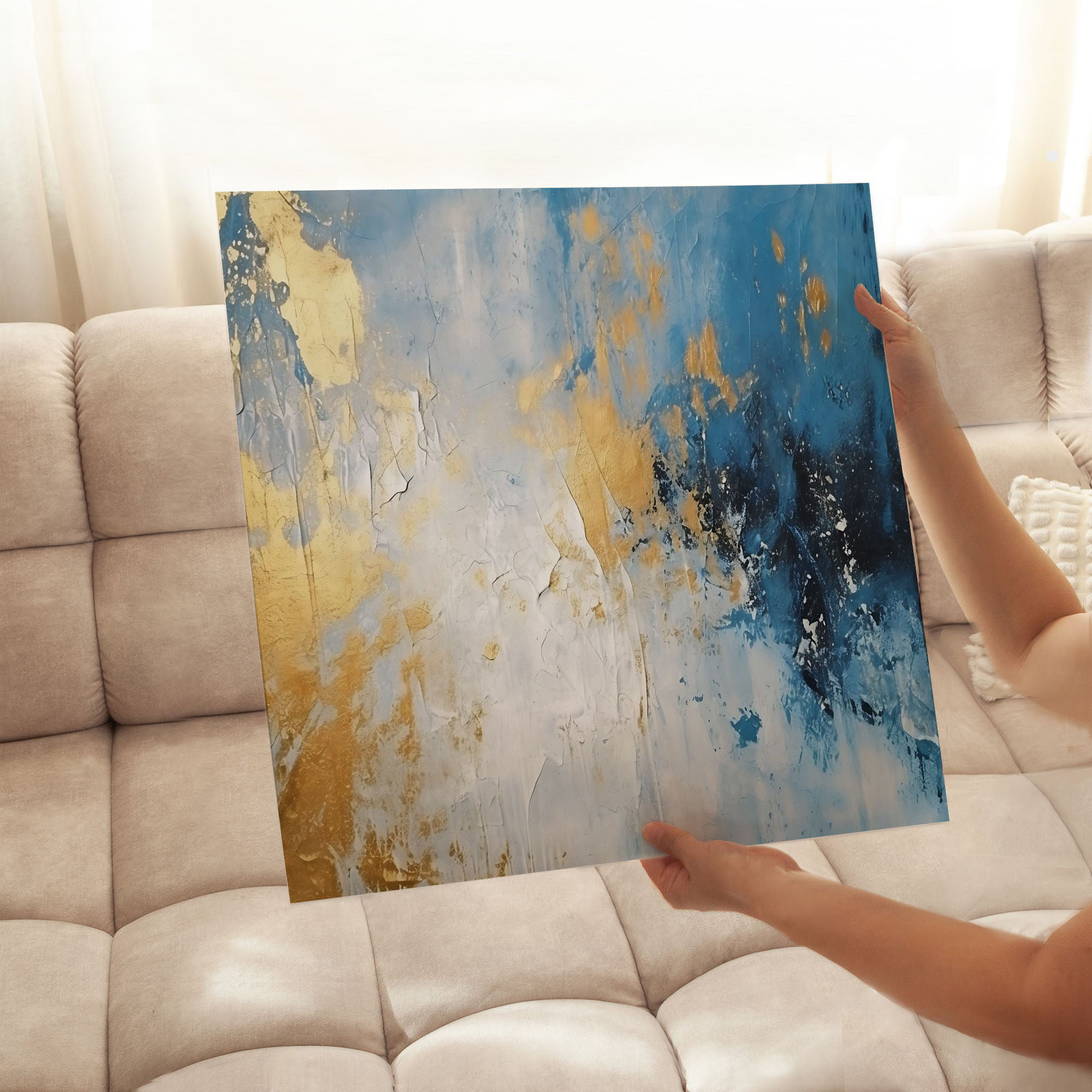 Mercer41 Abstract Transitional Abstract I Modern Unframed Art Print ...