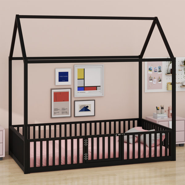 Harper Orchard Keisha Metal Slat Bed | Wayfair