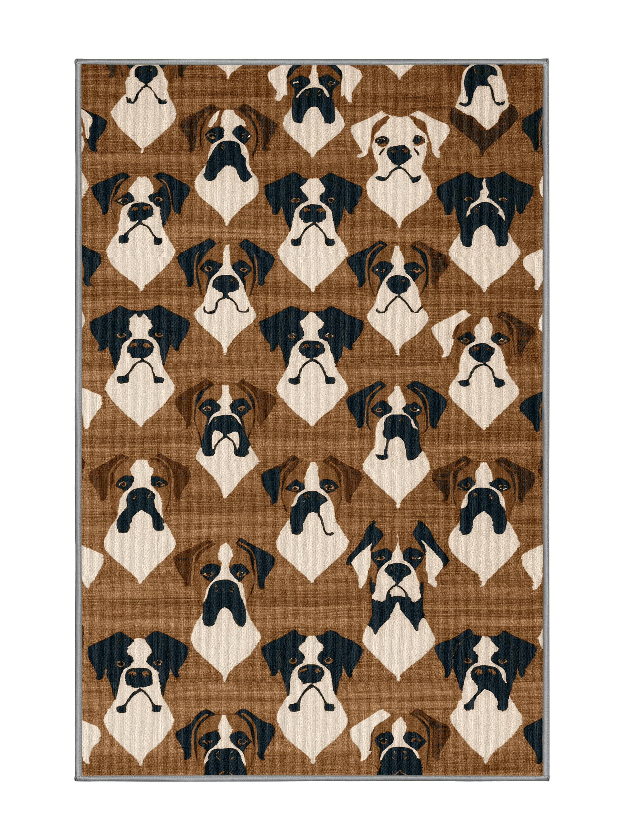 Rosecliff Heights Washable Boxer Dogs Area Rug | Wayfair