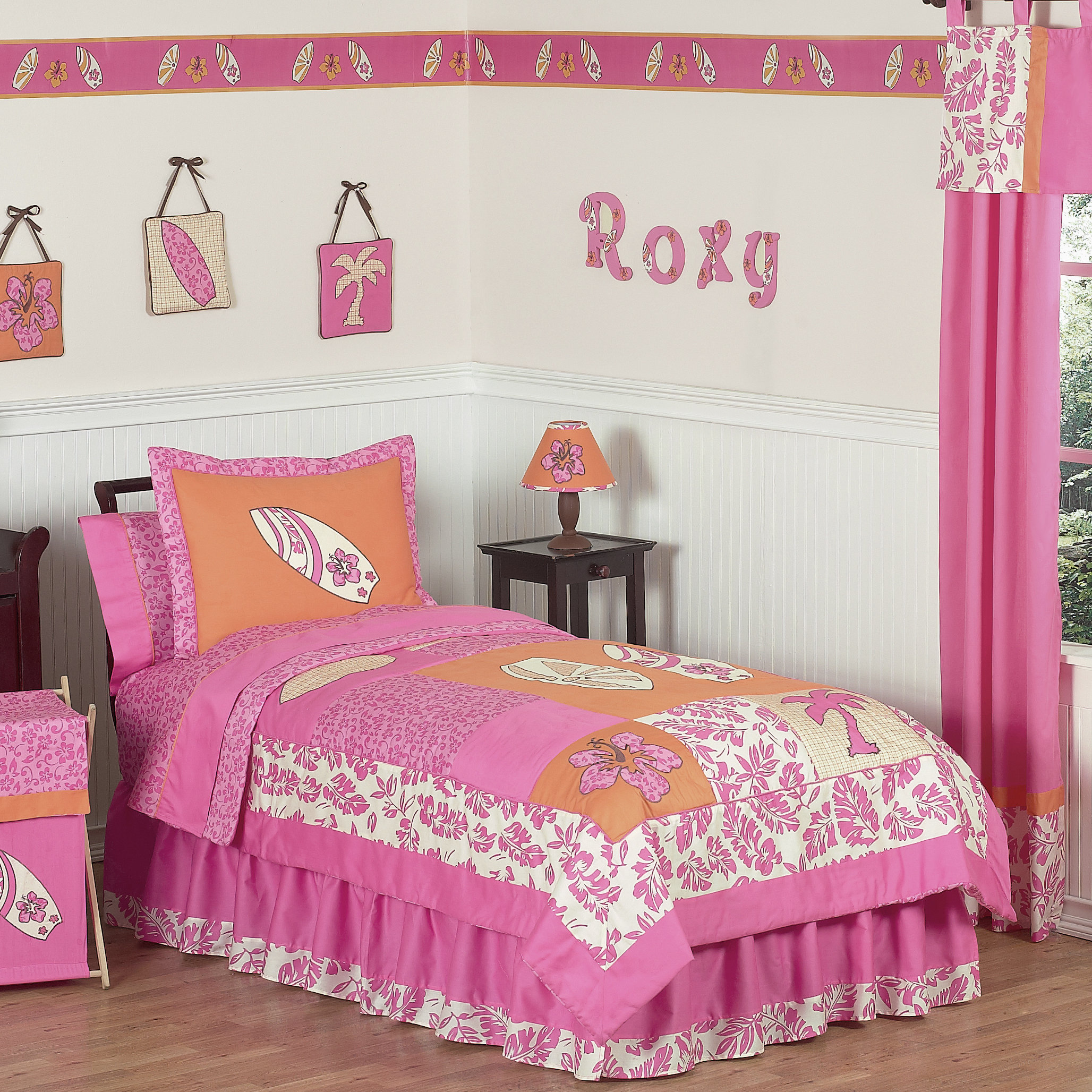 Sweet Jojo Designs Surf Pink Quilt Set | Wayfair