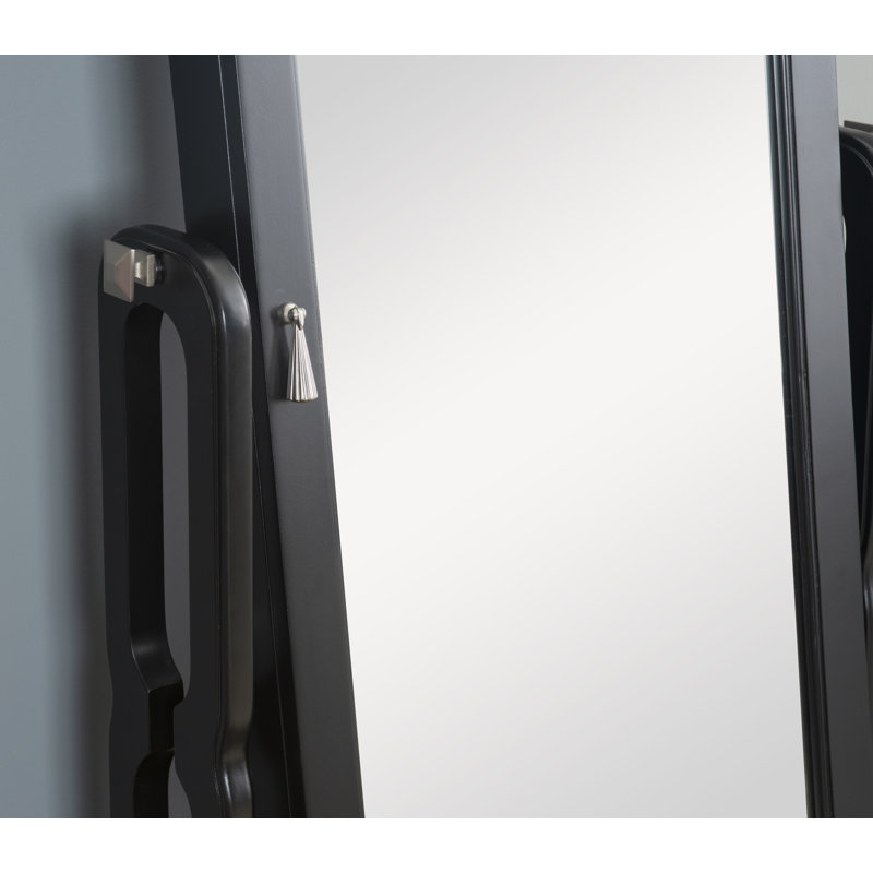 Alcott Hill Gonson Cheval Jewelry Armoire with Mirror & Reviews | Wayfair