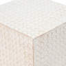 Dakota Fields 17" Mgo Material Side Table, Polka Dot Cube Texture End ...