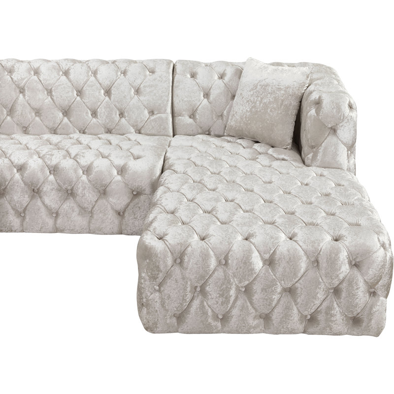 House of Hampton® Dymone Upholstered Sectional | Wayfair
