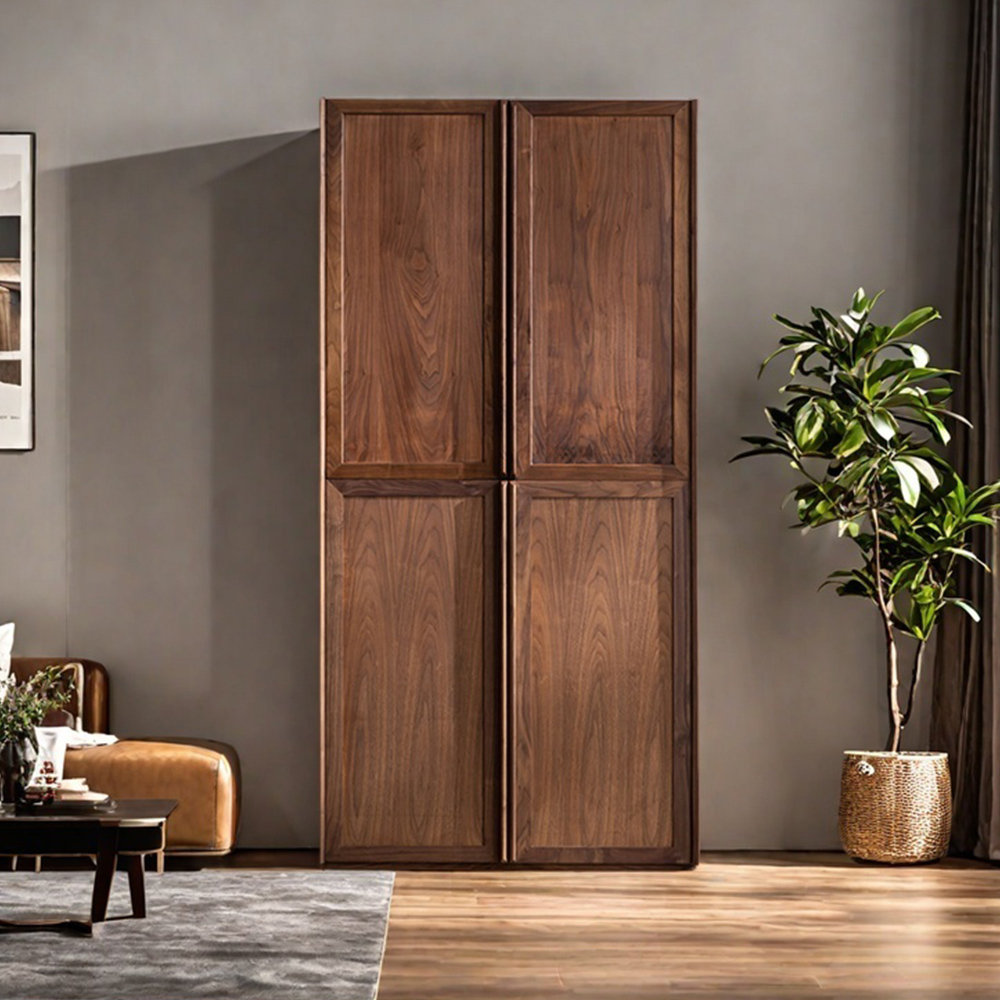 Kaoloupin Black walnut high end bookcase | Wayfair