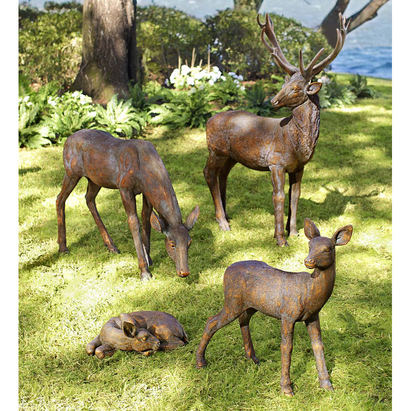 Wind & Weather Fiberglass Doe Garden Statue & Reviews | Wayfair