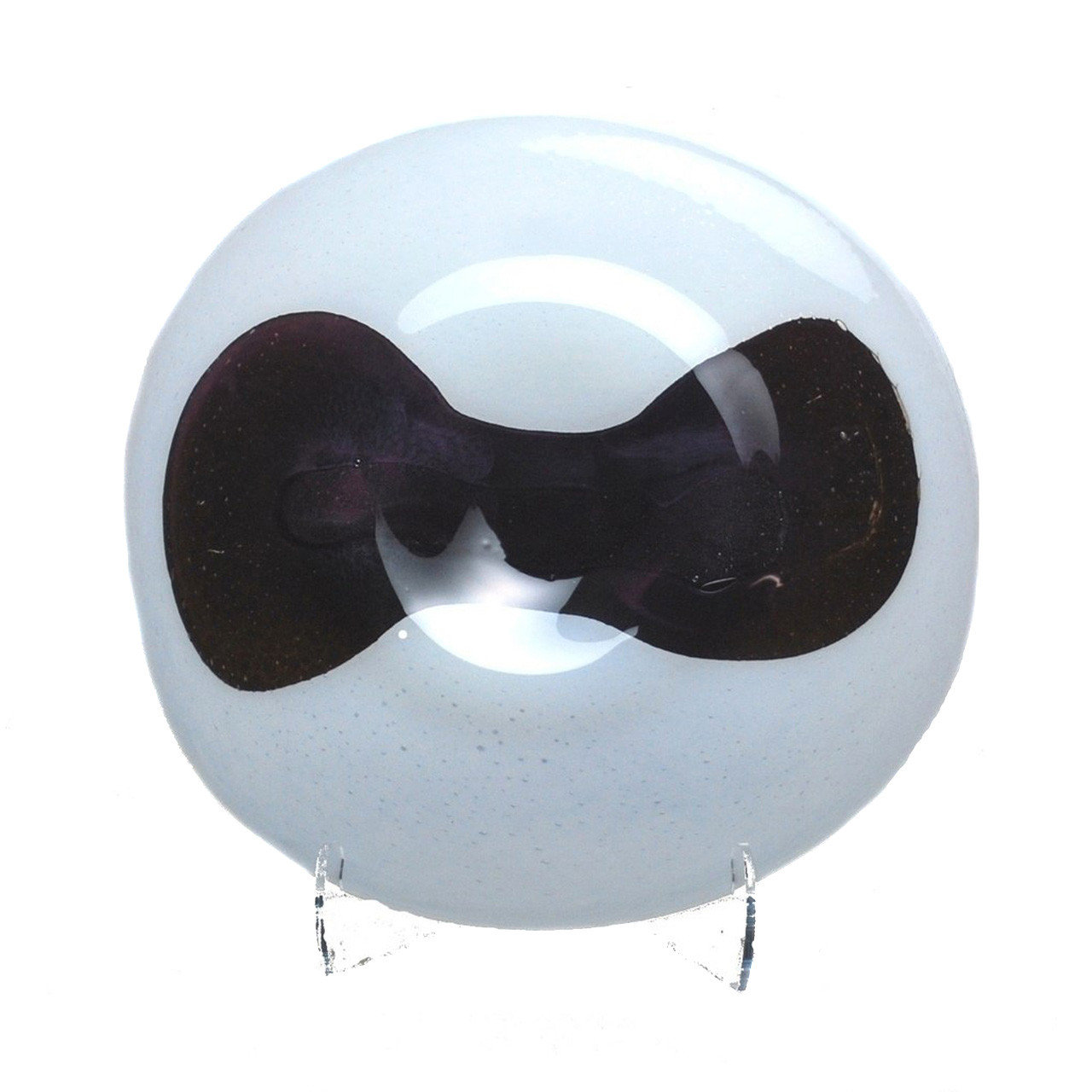 Murano Art Collection Rafaela Centerpiece Plate Opal Grey | Wayfair