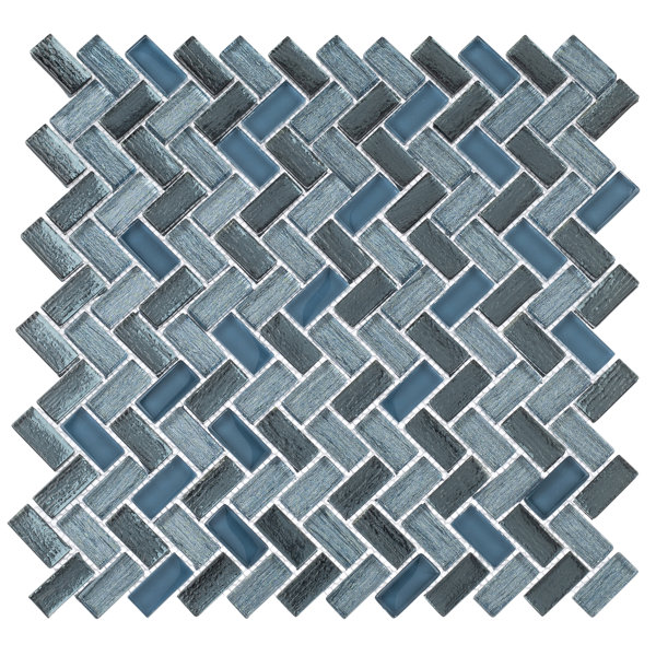 Andova Velmo 0.5-in. x 1-in. Subway Chevron/Herringbone Stone Look ...
