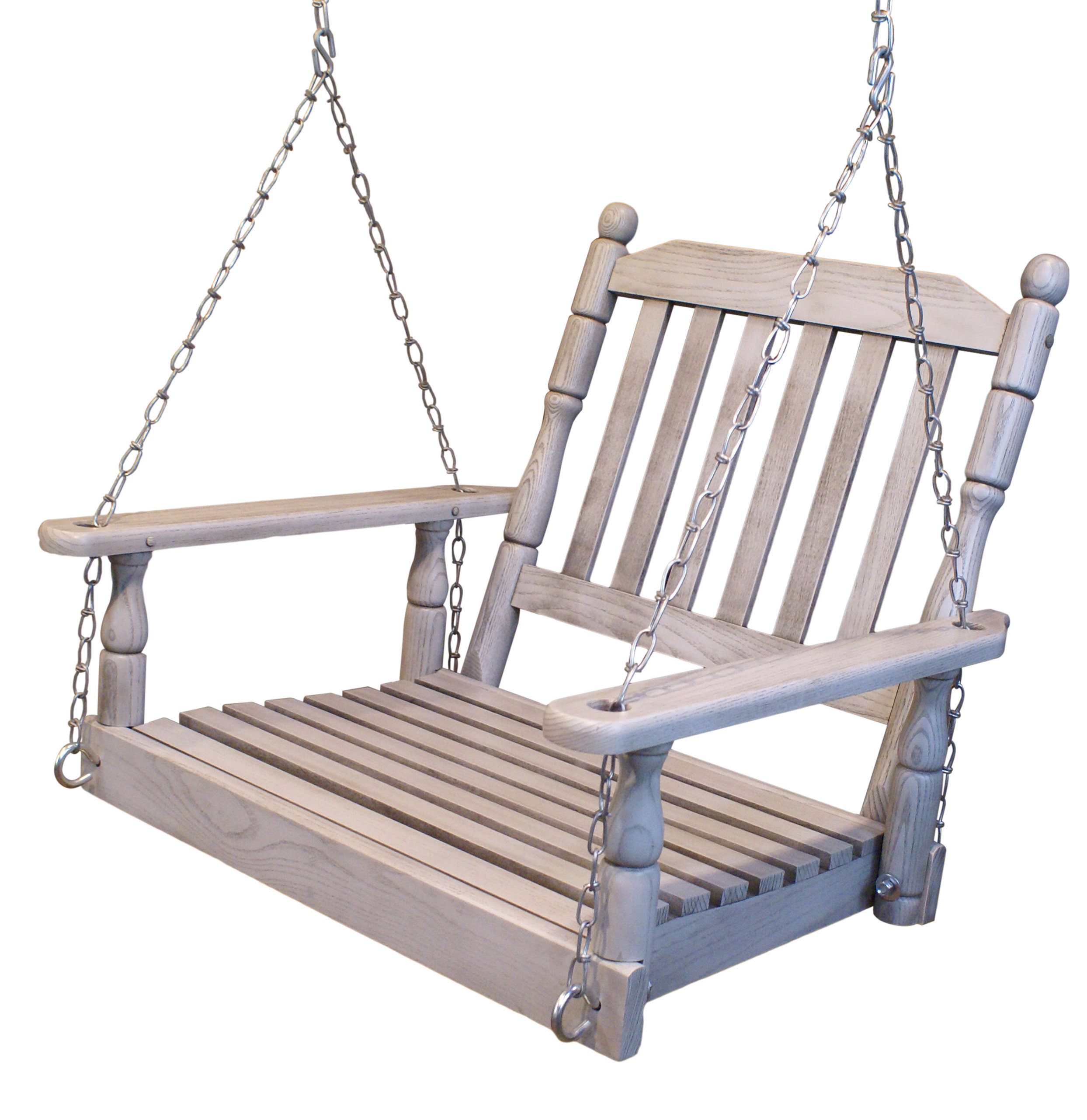 Hinkle Chair Company Single Person Slat Back Porch Swing & Reviews ...