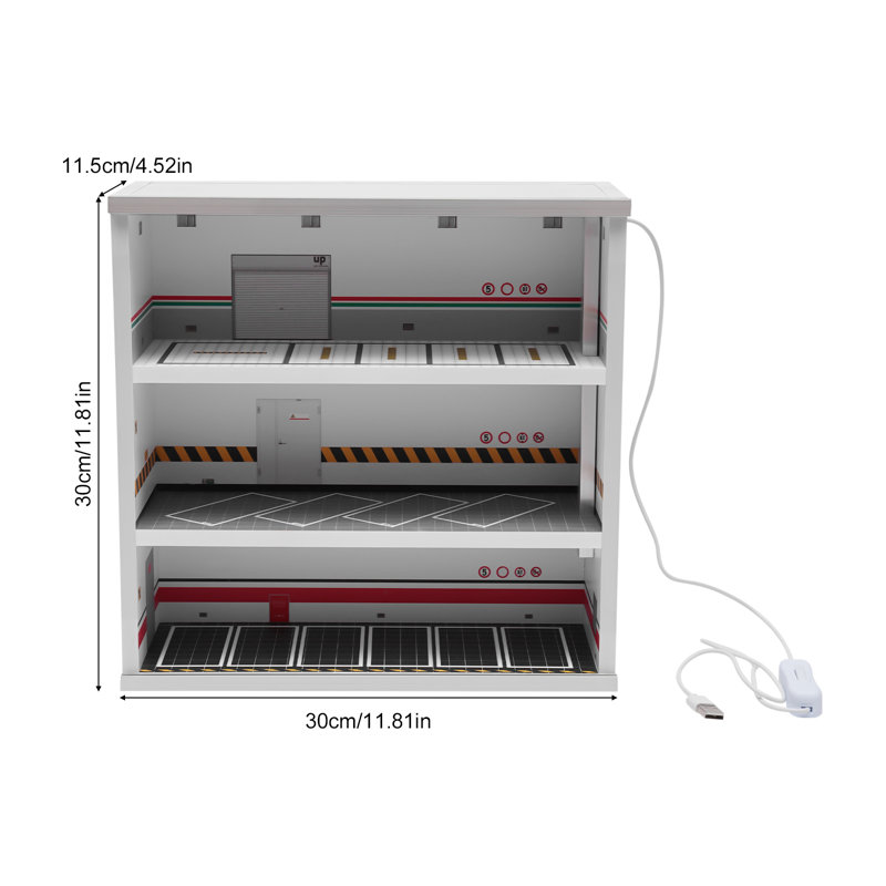 YYBUSHER 1:64 3-Layer Model Car Display Cabinet & Reviews | Wayfair