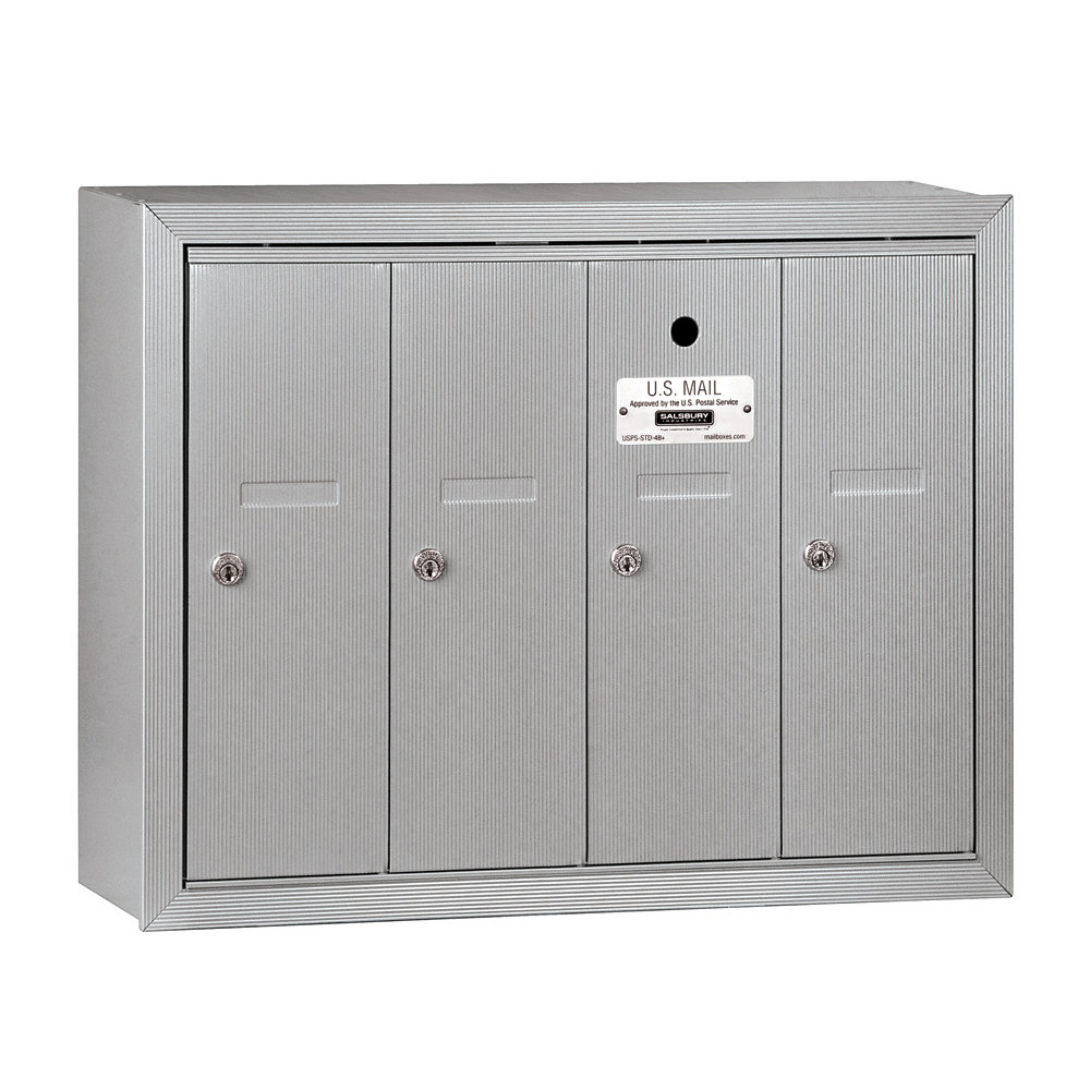 Salsbury Industries 4 Door Front Load Vertical Multi-Unit Mailbox | Wayfair